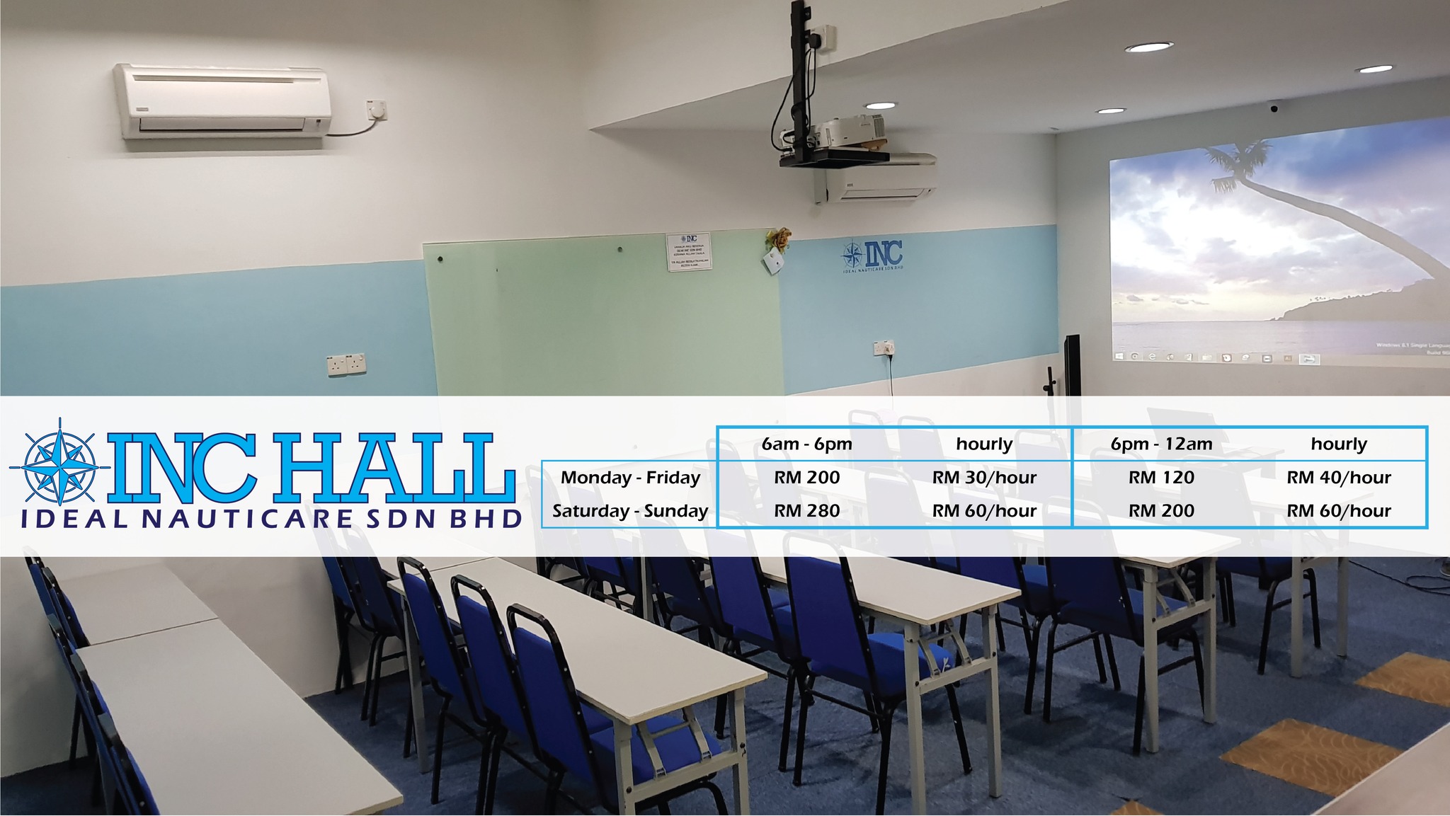 Bilik Seminar Klang – INC HALL - Jom Kursus